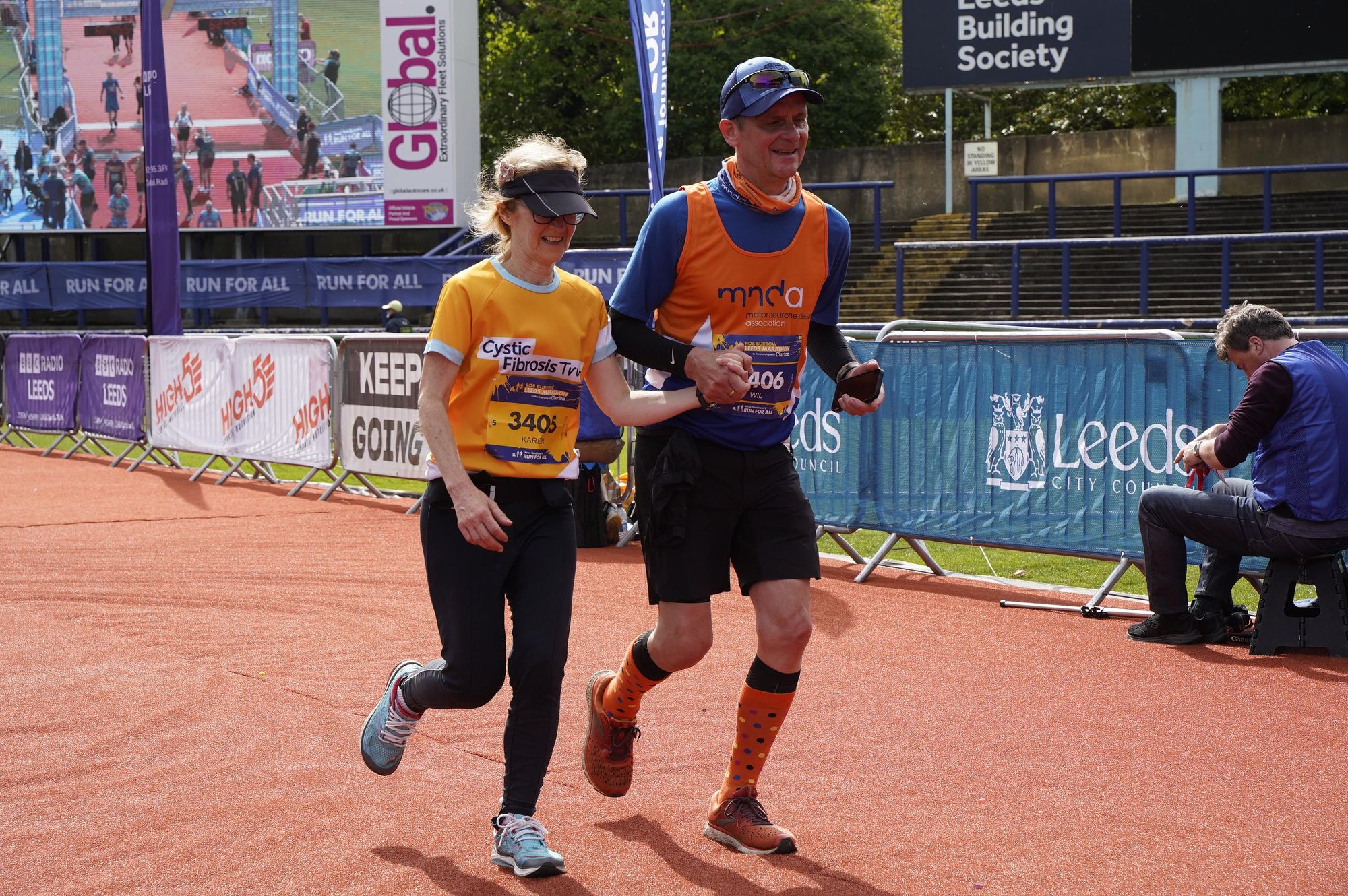 Chadwick Lawrence raised £2080 running the inaugural Rob Burrow Leeds ...